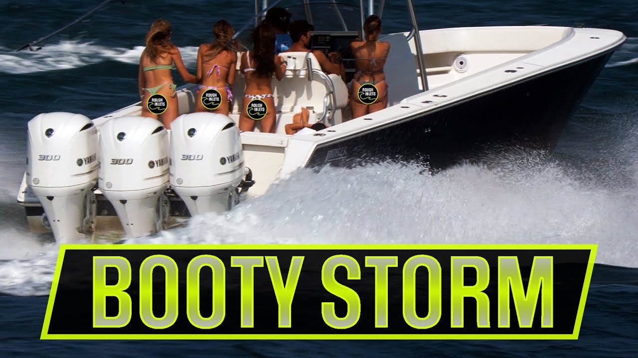 BOOTY STORMS JUPITER INLET DURING BOCA BASH | ROUGH INLET | Boats at ...