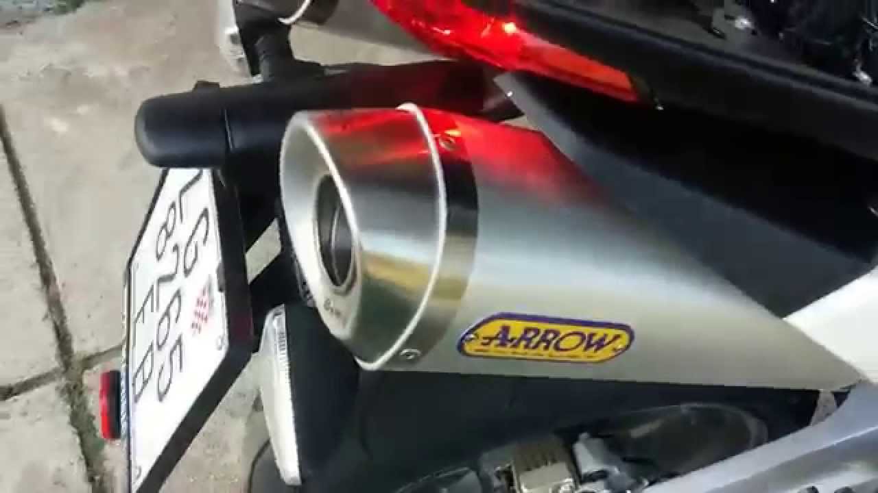 Aprilia Shiver Arrow (no db killer) - YouTube
