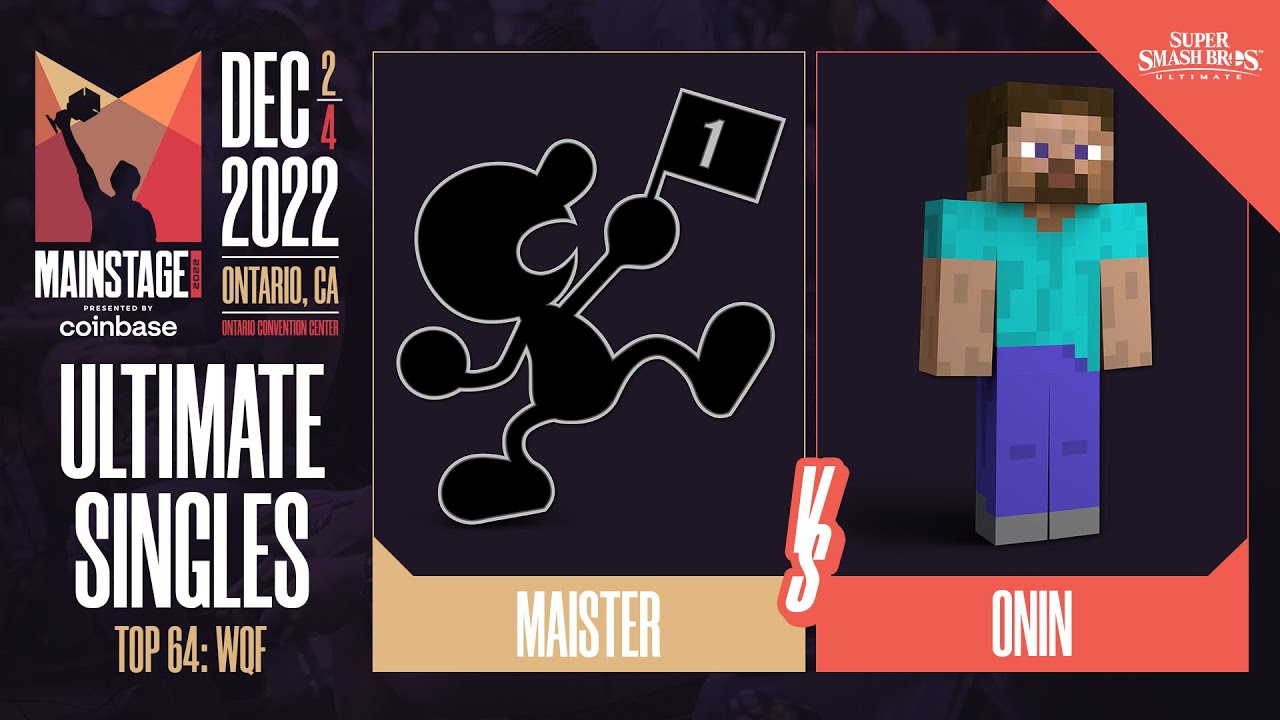 Maister (Game & Watch) vs Onin (Steve) - Ultimate Top 64 Winners QF ...