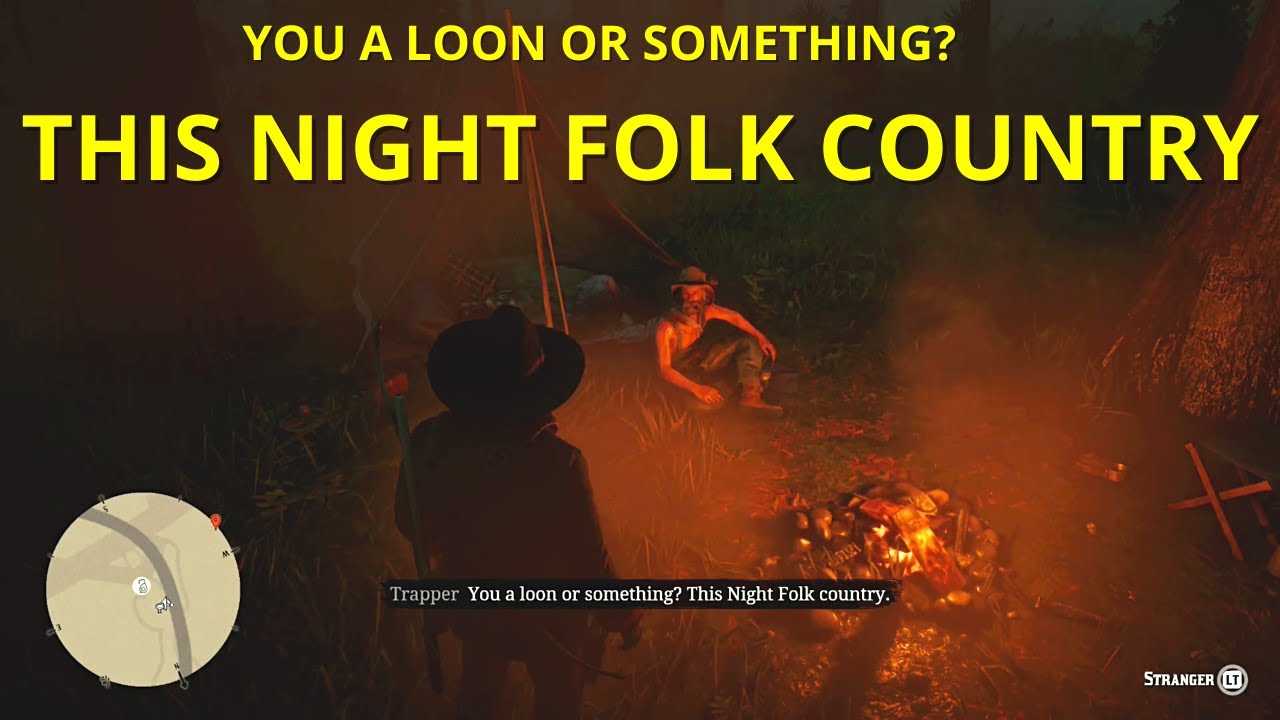 The Night Folk in Red Dead Redemption 2 and a MACHETE - YouTube