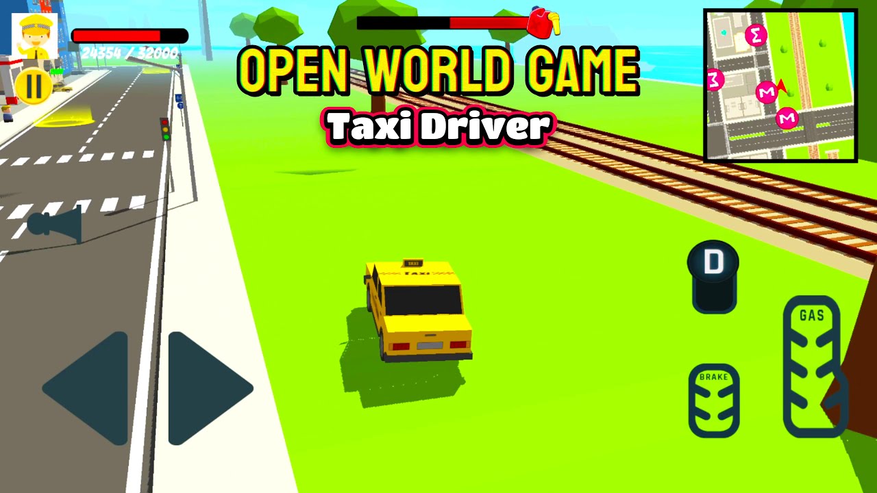 Turbo Taxi Car Driver Open World Gameplay | Android Gameplay 2024 Best ...