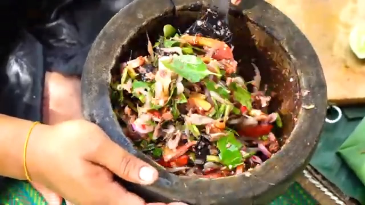 Yummy Krill Mixed With Vegetables Salad Recipe - KH Daily - YouTube