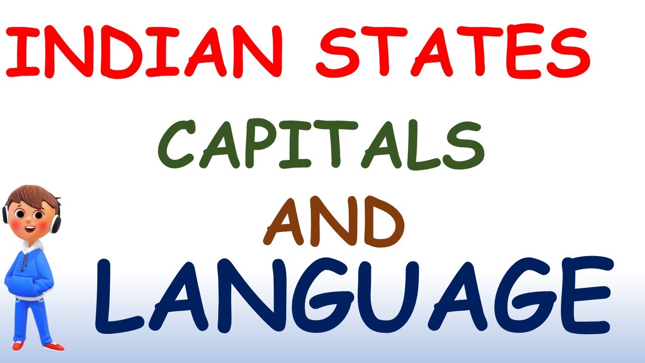 Indian States Capitals Languages In English | State Capital Language Of ...