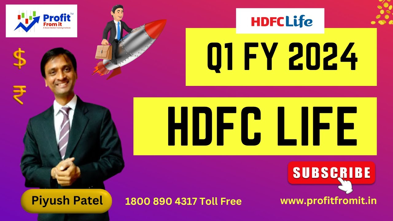 HDFC LIFE Share News - intrinsic value stock | Q1 FY24 - YouTube