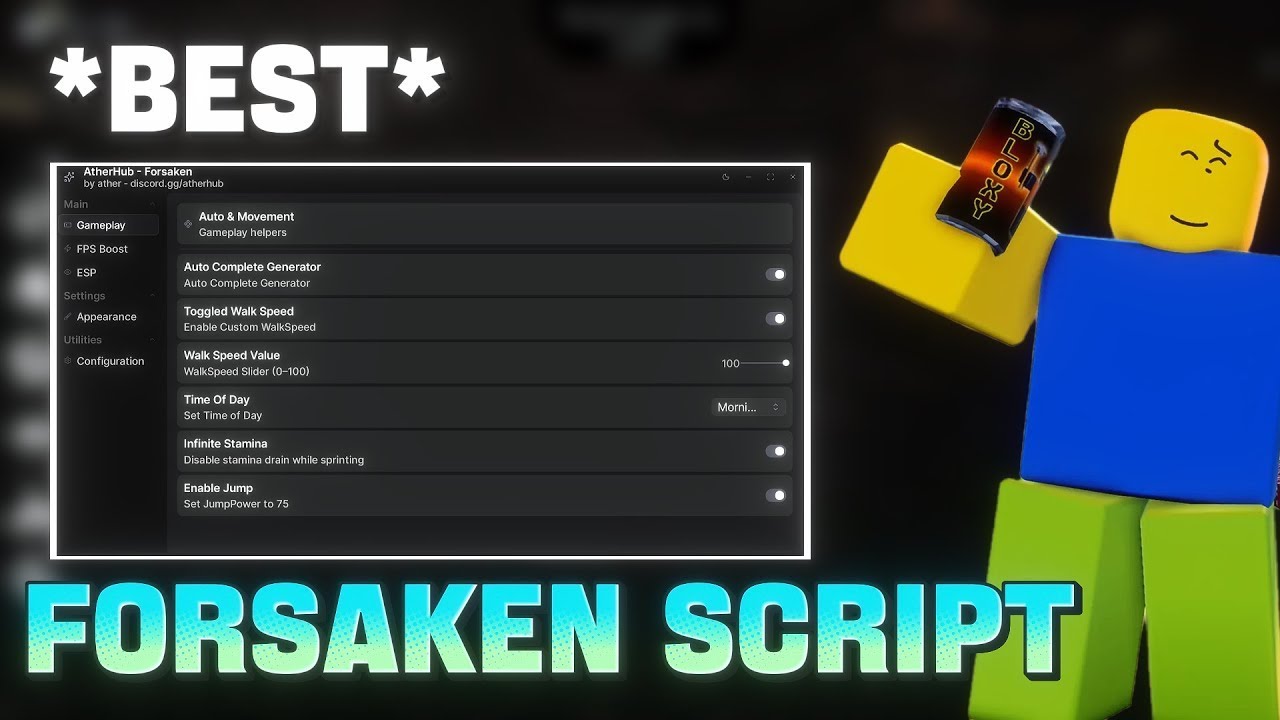 Forsaken Script – Auto Instant Generator, Auto Kill All, Inf Speed, Inf ...