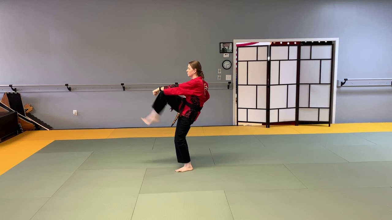 Beginner Blocks & Cat Stance Knife Edge - YouTube