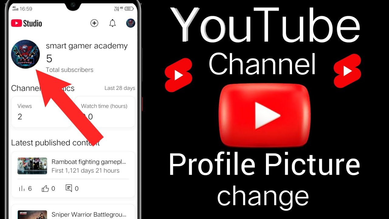 How To Change YouTube Channel Profile Picture|ইউটিউব এর প্রোফাইল পিকচার ...