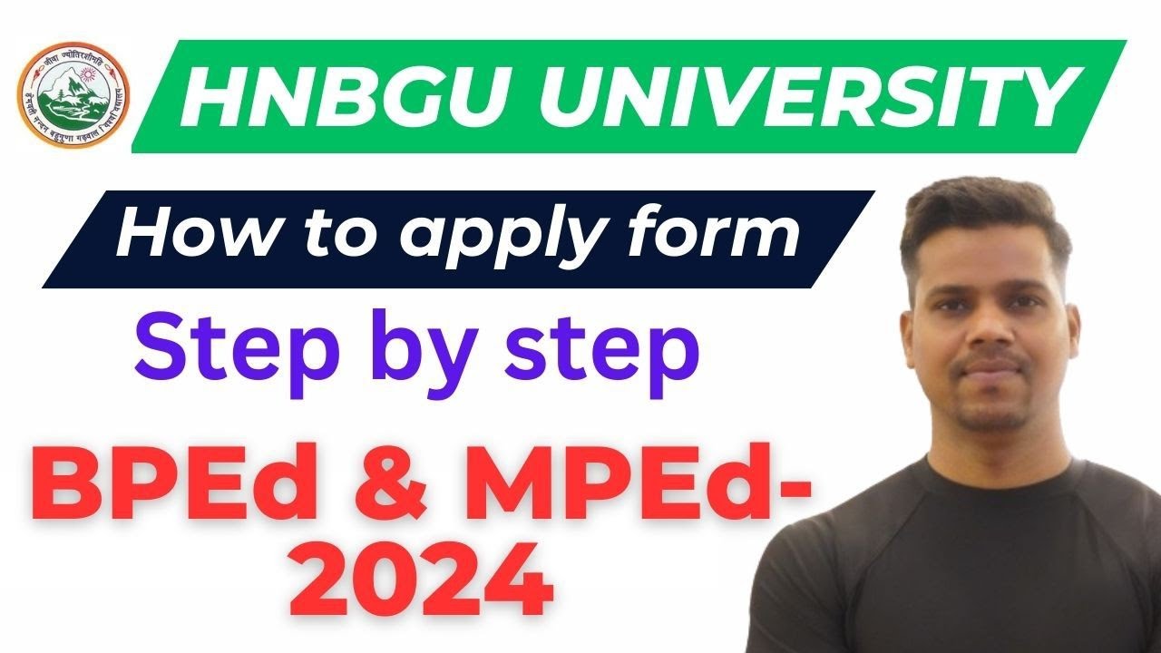 how to apply BPEd & MPEd form 2024//Step by step//PHYSICAL EDUCATION ...