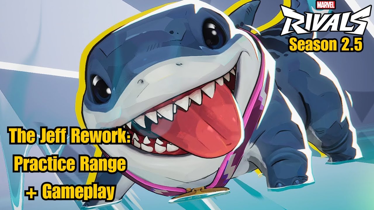 The Jeff Rework | Practice Range and Gameplay | Marvel Rivals | Season ...