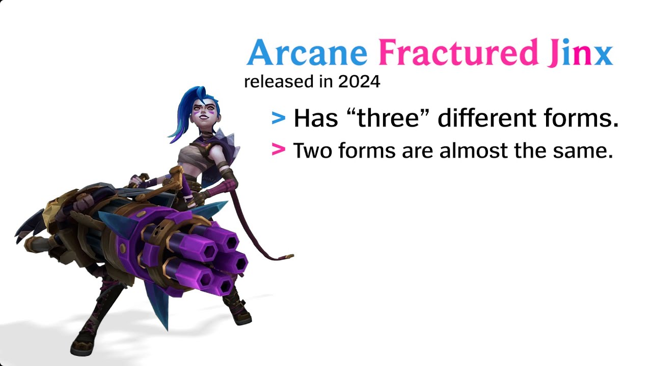 Arcane Fractured Jinx be like - YouTube