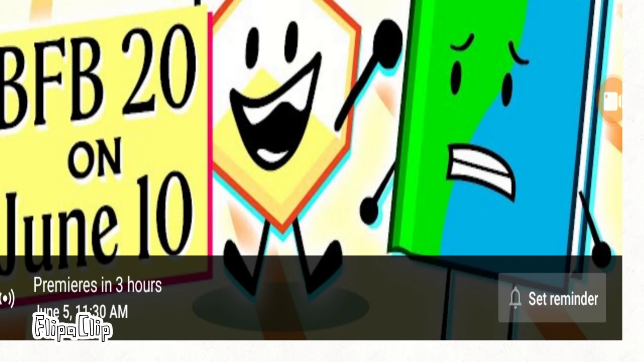BFB 20 is coming out on June 10th. - YouTube