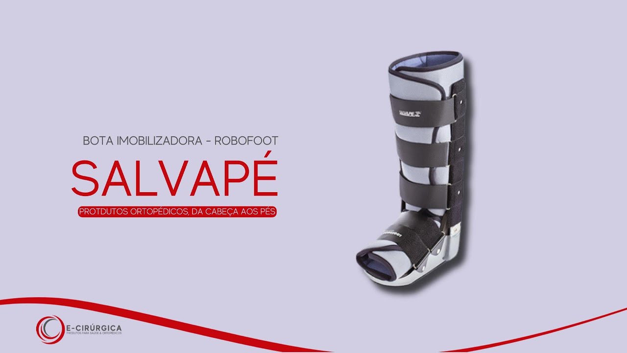 ROBOFOOT ORIGINAL BOTA IMOBILIZADORA ORTOPÉDICA FRATURA NO TORNOZELO E ...