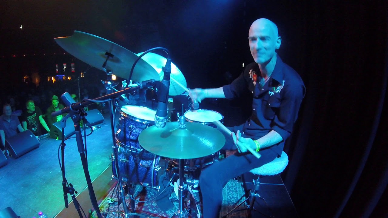 Matt Schofield Trio Evan Jenkins drum cam - YouTube