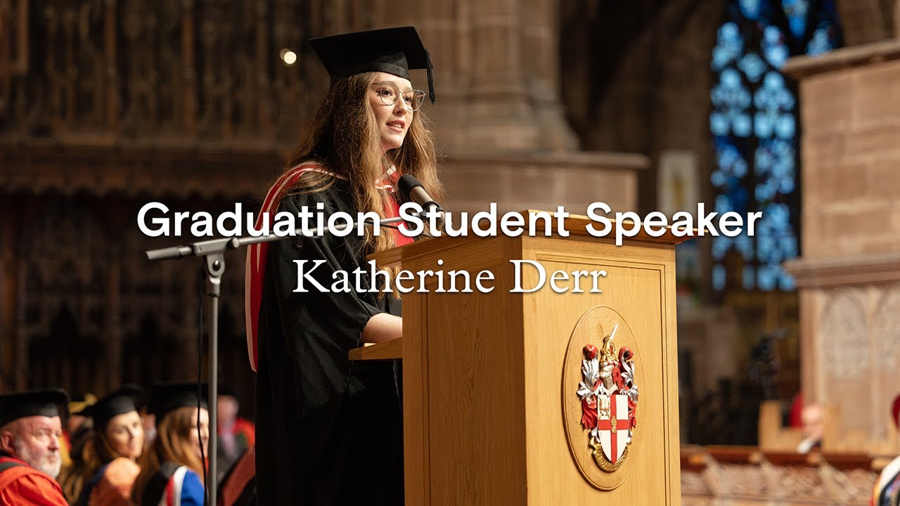 Katherine Derr - Graduation Student Speaker - November 2025 - YouTube