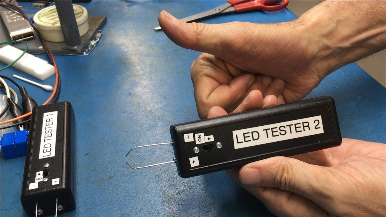 Surface mount LED tester build. - YouTube