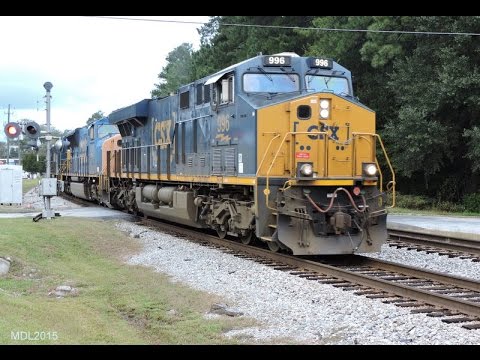 HD: CSX 996 leads CSX Q551-10 in Union City, GA - YouTube