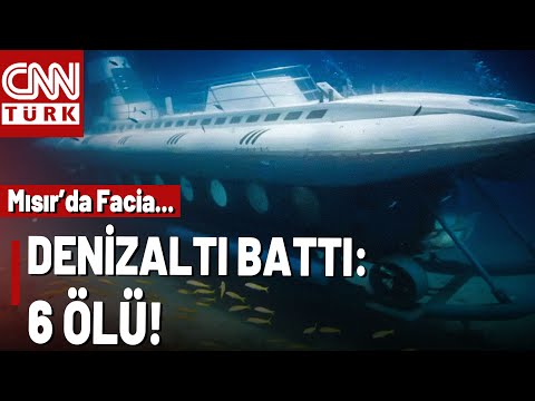 Mısır'da Denizaltı Faciası! 44 Rus Turist Kabus Anları Yaşadı...
