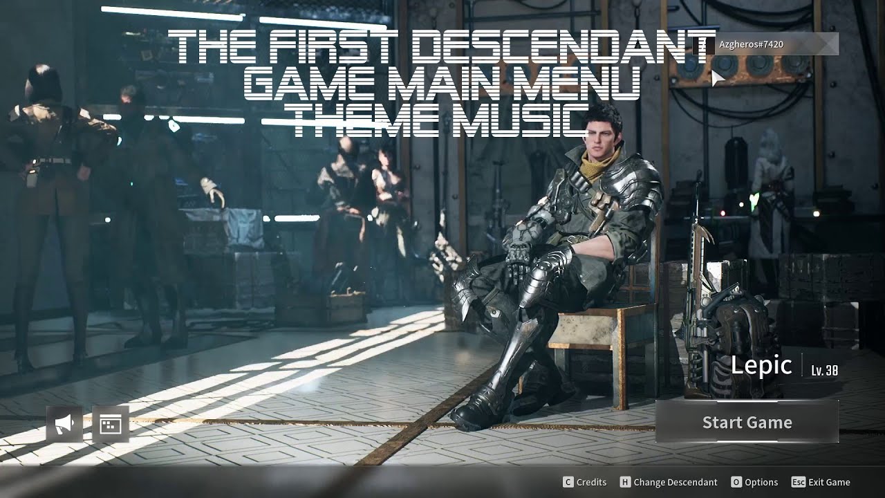 The First Descendant Game Main Menu Theme Music - YouTube