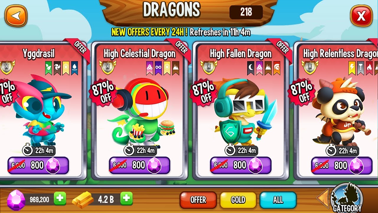 Dragon City New Dragons 2022