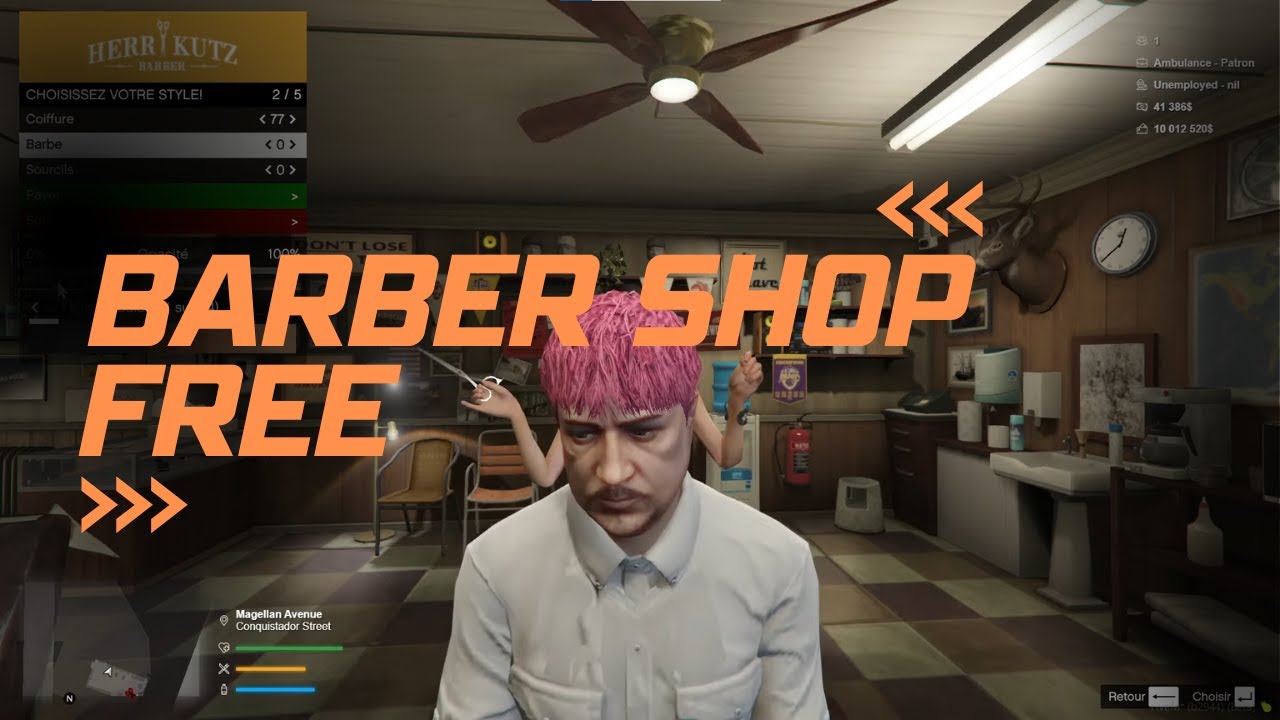 BarberShop | FREE FiveM Script (0.00ms) RageUI - YouTube