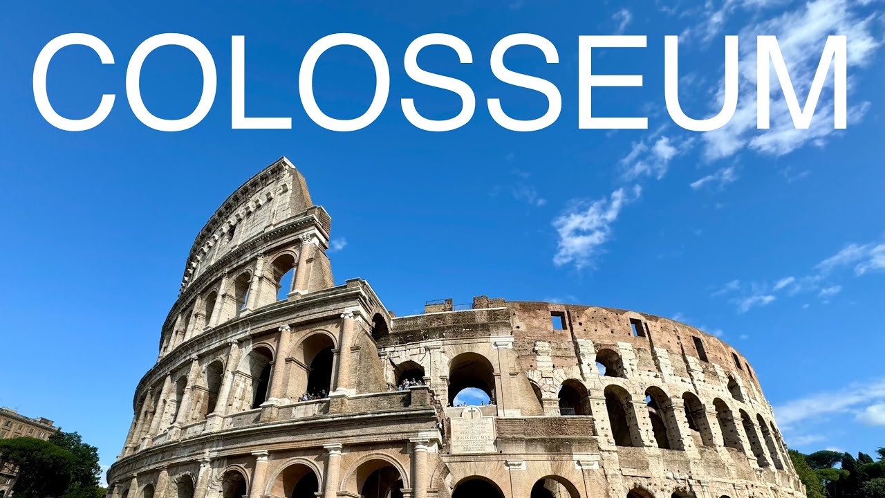 Exploring the Iconic Coliseum 🏛️ | Travel Vlog - YouTube