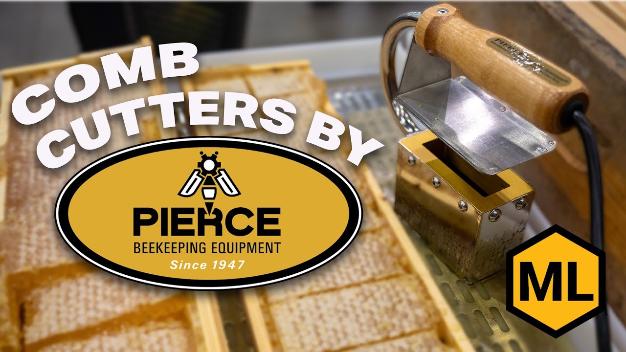 Mann Lake at the Honey Bee Expo: Pierce Beekeeping Comb Cutters - YouTube