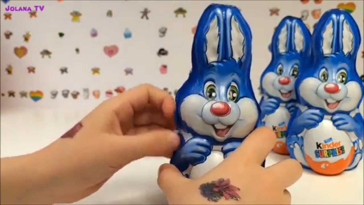 Ferrero Kinder Surprise Easter Bunny - YouTube
