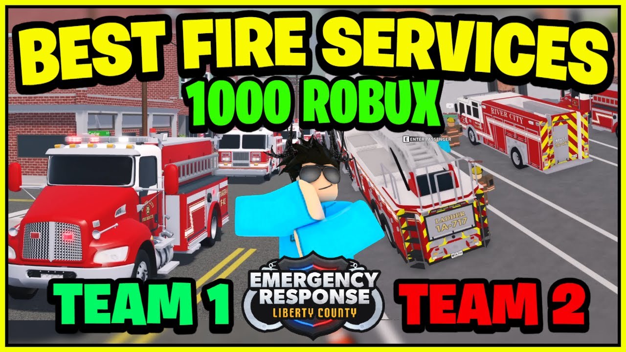 Whoever Creates The BEST FIRE SERVICE Wins 500 ROBUX! (Liberty County ...