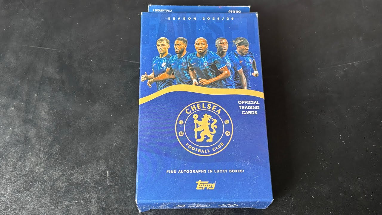 GREAT NUMBERED LEGEND! Topps Chelsea FAN SET 2024/25 - YouTube