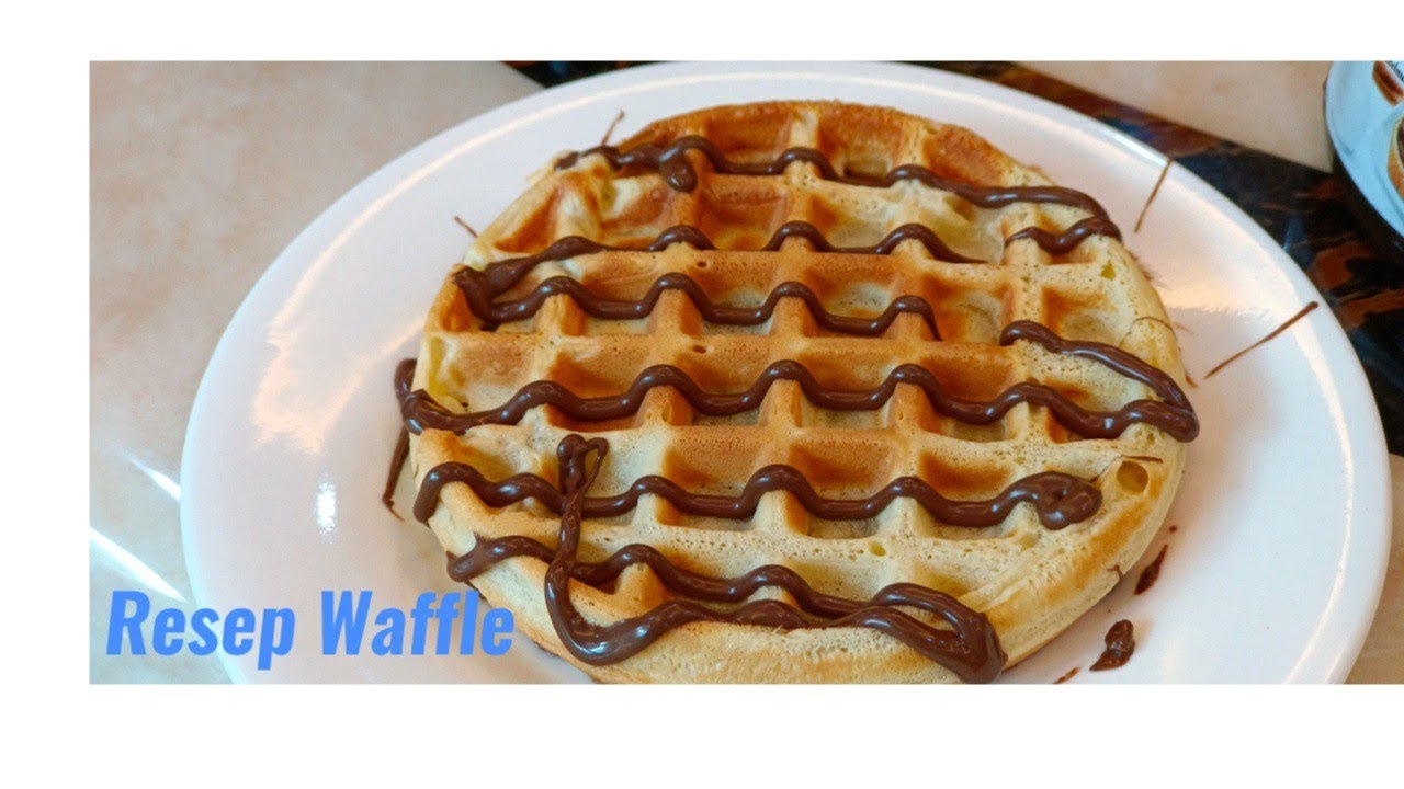 Resep dan cara Membuat Kue Waffle Original Sederhana dan Mudah/ Waffle ...