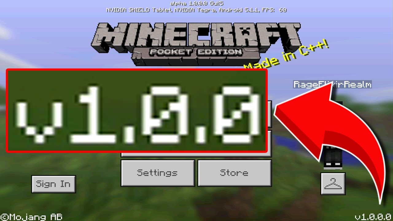 NEW MINECRAFT PE 1.0 BUILD 3 UPDATE!!! - YouTube