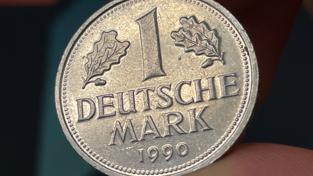 1990 Germany 1 Mark Coin • Values, Information, Mintage, History, and ...