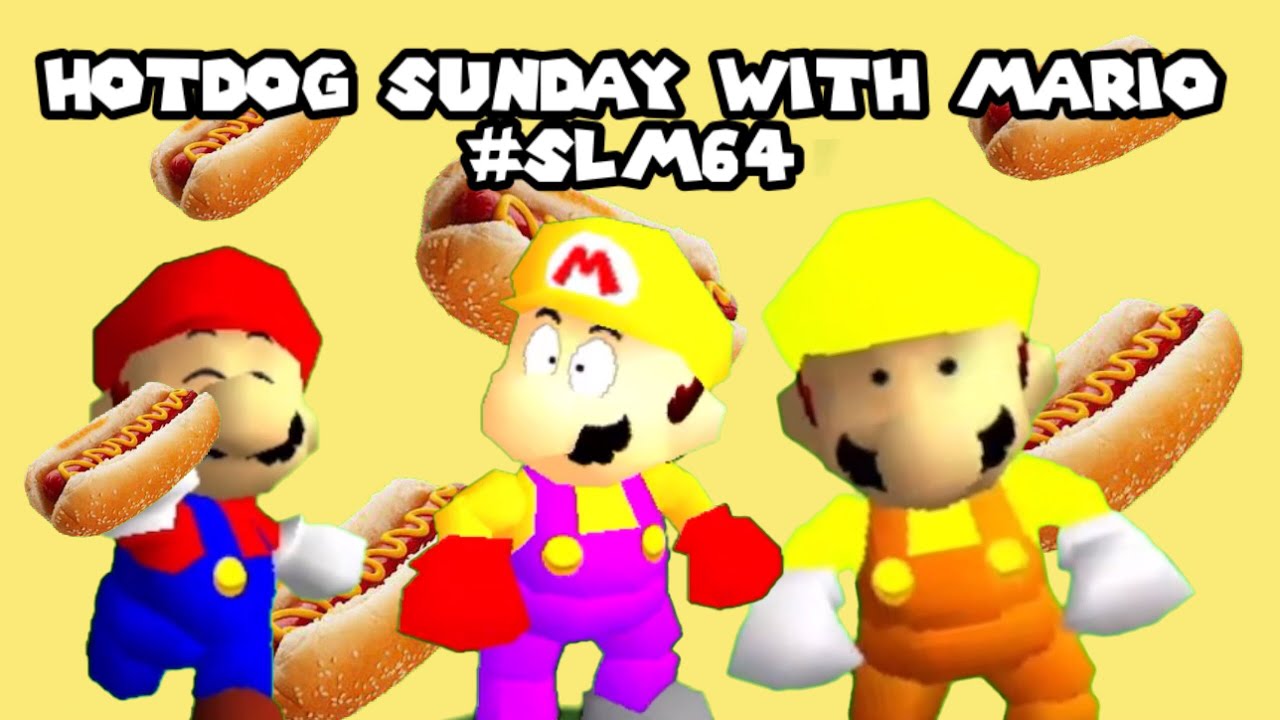 SM64 BLOOPER:HOTDOG SUNDAY WITH MARIO @SUPERMERIO6485 - YouTube