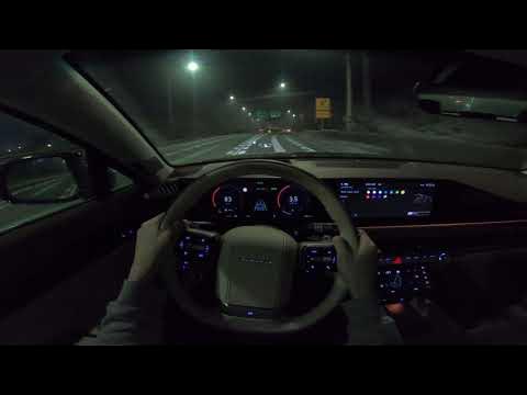 현대 디 올 뉴 그랜져 GN7 3.5 AWD 1인칭 야간주행 (2023 Hyundai Grandeur 3.5 AWD POV Night Drive) - YouTube