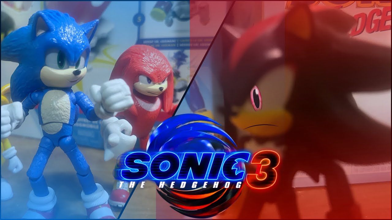 Sonic the hedgehog 3 trailer scene recreation (stop motion animation ...