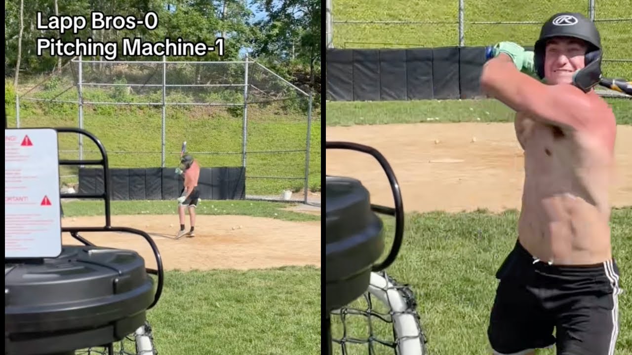 Lapp Bros VS Pitching Machine - YouTube
