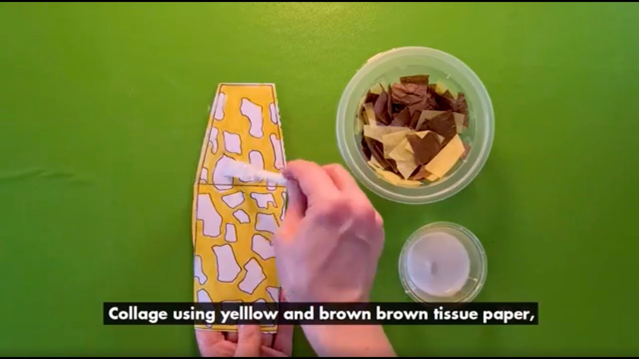 Giraffe Puppet Craft with Rosie - YouTube