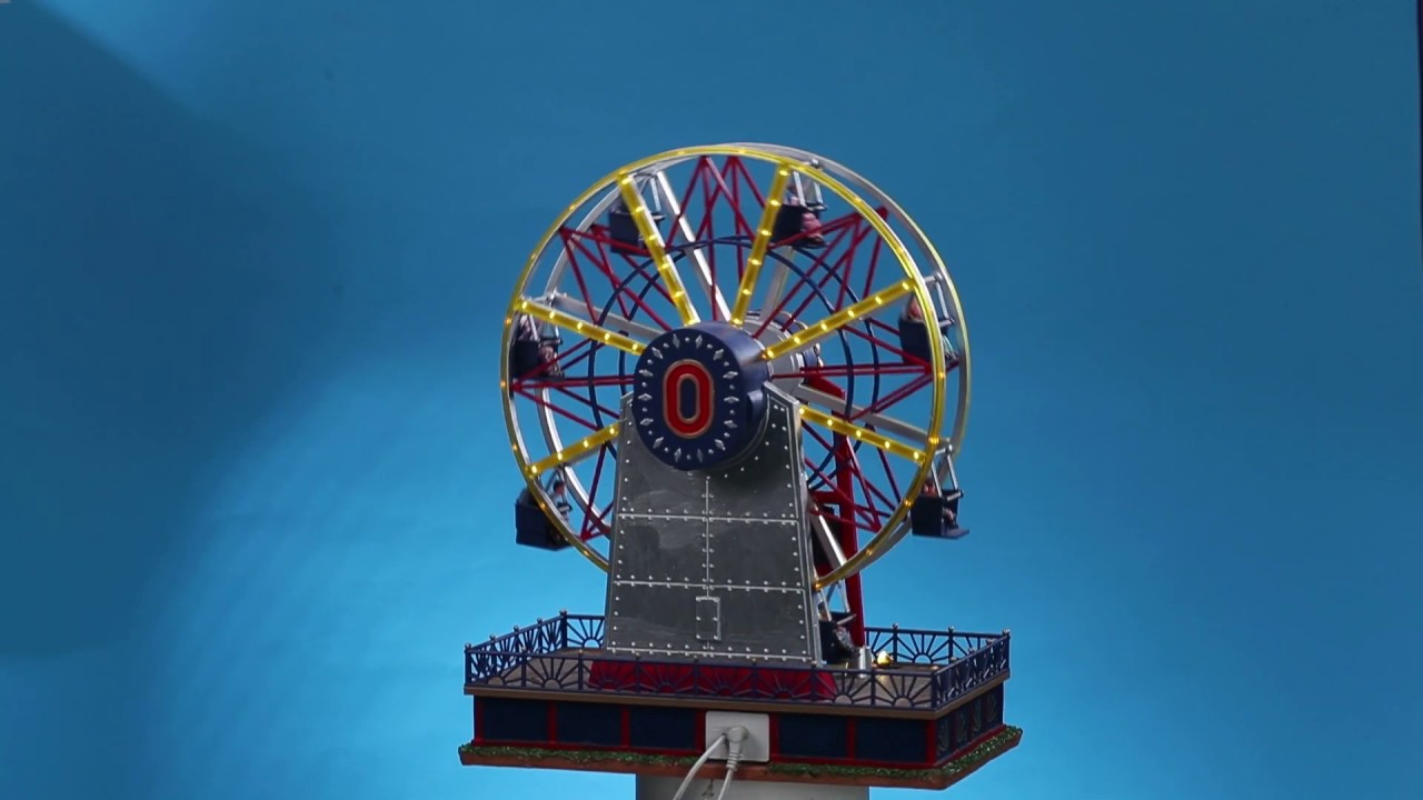 Lemax The Giant Wheel + 4.5 Volt Adaptor (94482) - YouTube