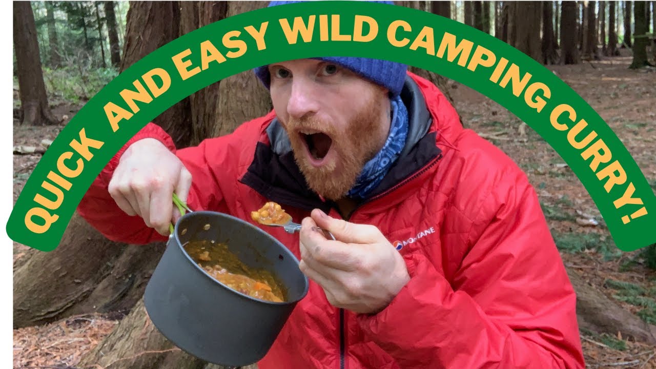 Quick and Easy wild camping curry - YouTube