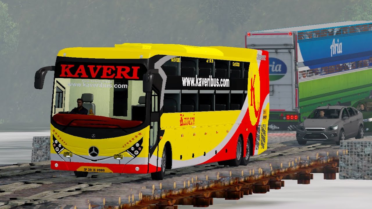 Brand New Kaveri Bus | Kaveri Travels | MG DreamZ Bus Driving | Euro ...