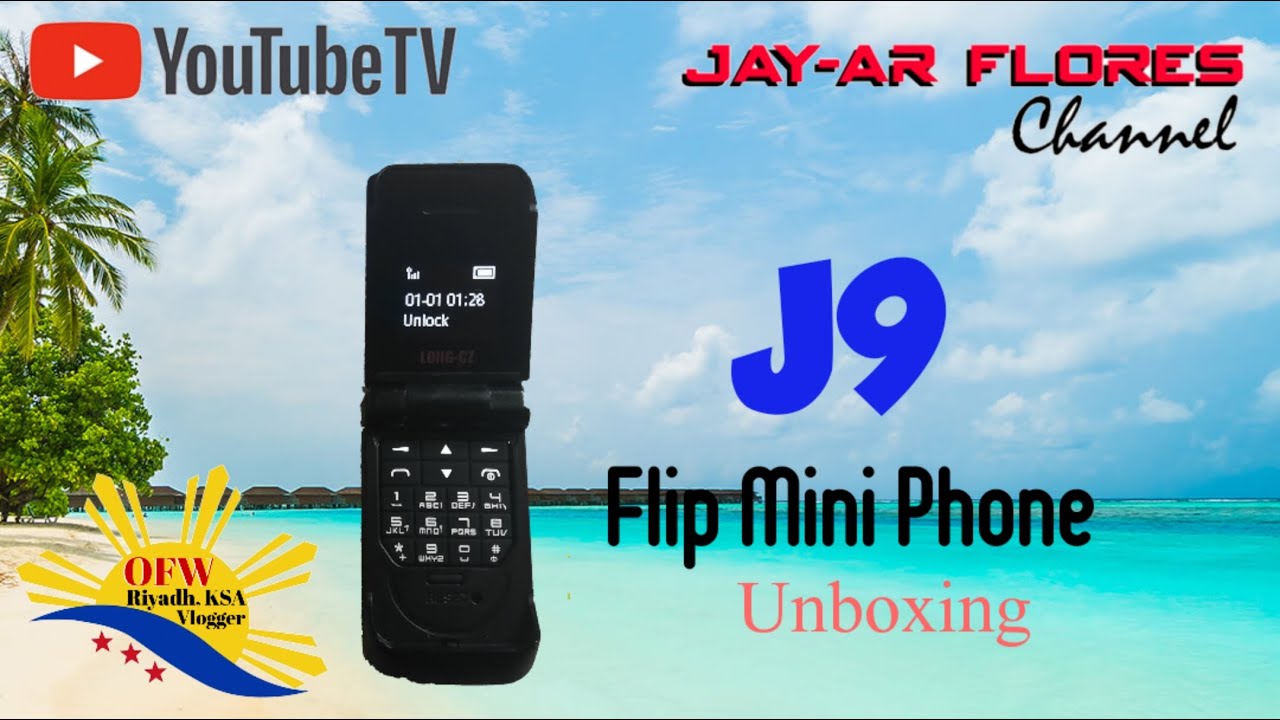 J9 Flip Mini Phone Unboxing - YouTube