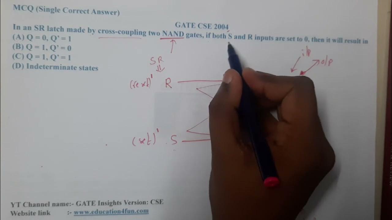 GATE CSE 2004 || Digital Electronics || GATE Insights Version: CSE - YouTube