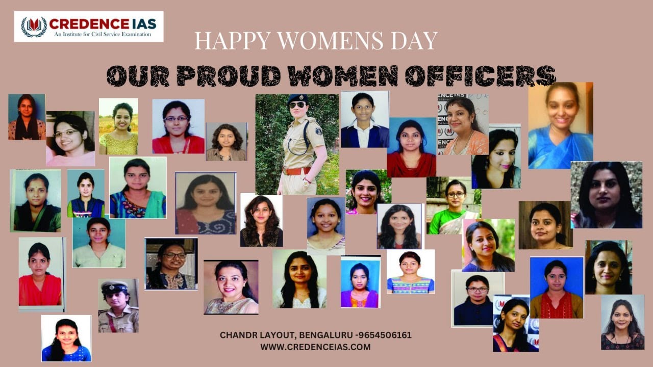 Our Pride- The Women Power' (Alumni of CREDENCE IAS) "Happy Women's Day ...