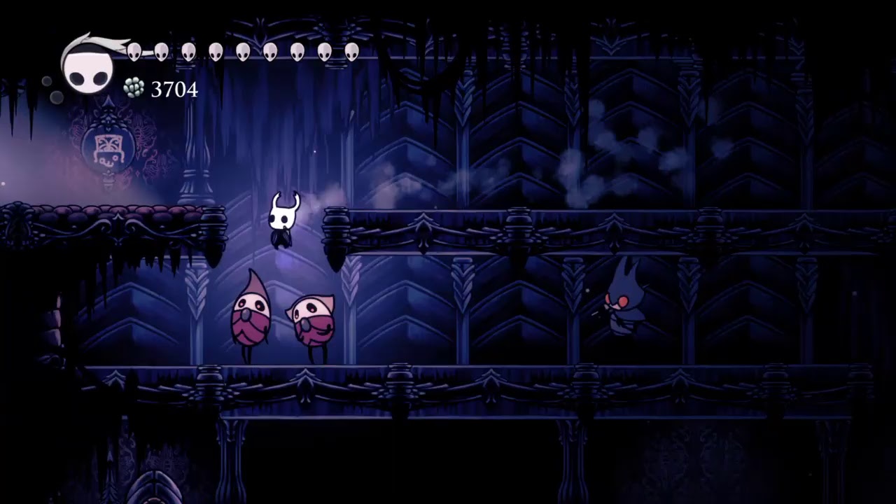 Hollow Knight (Lost Kin, Crystal Peaks, Howling Cliffs, Greenpath, Fog ...