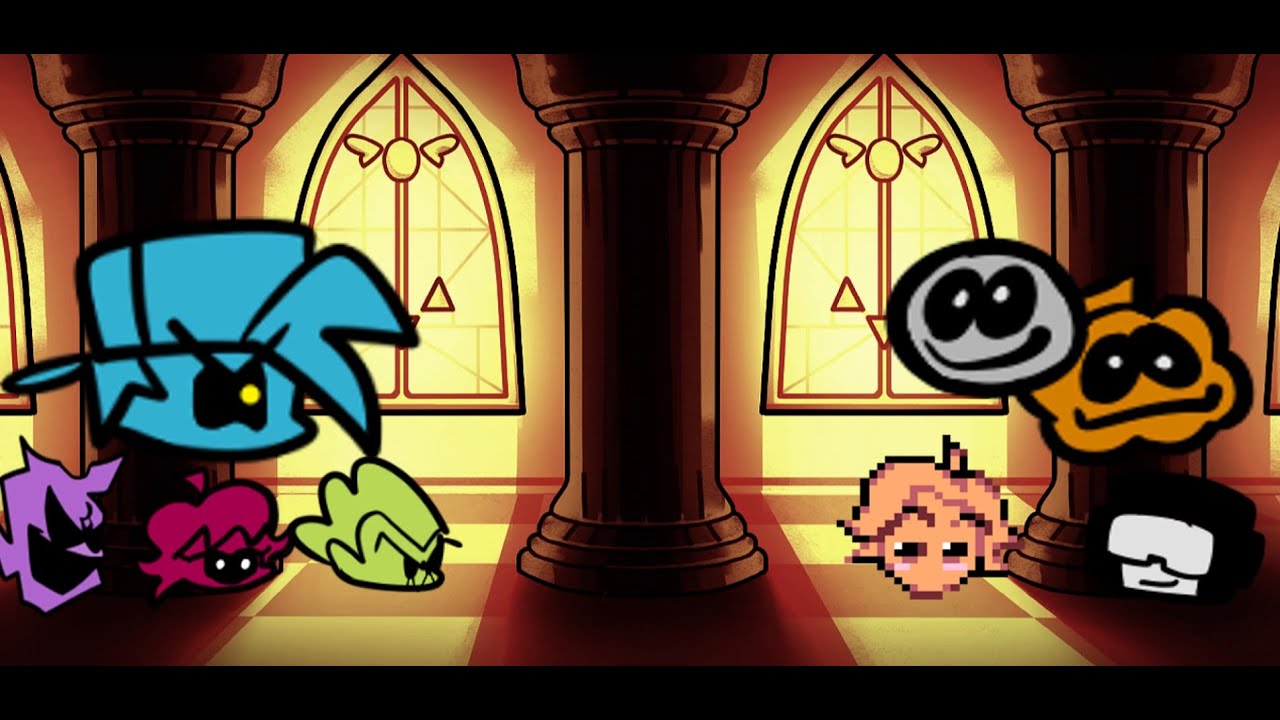 the fighters but it's the vanilla fnf cast - YouTube