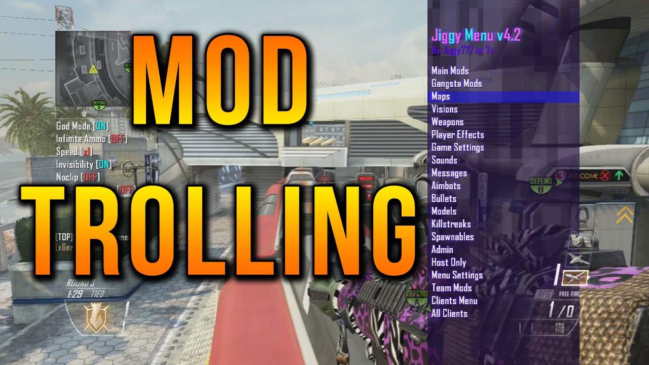 BEST BO2 MOD TROLLING S&D! (Live Commentary) - YouTube