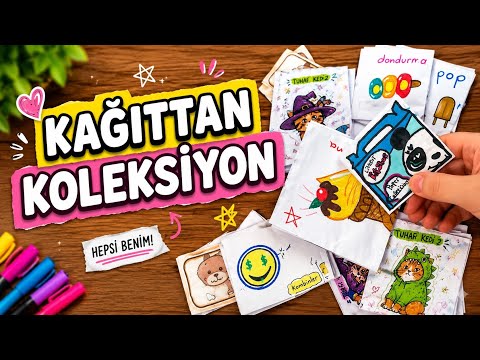 🌈KAĞITTAN KOLEKSİYONUM 🌈 PAPER DIY BOOK 🙌 Kağıttan Etkinlikler @hafsanin-dunyasi 