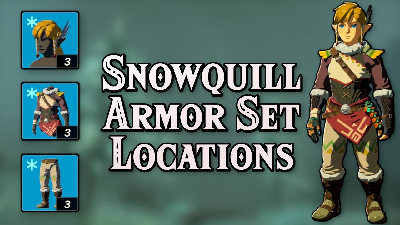 Snowquill Armor Set Location - Zelda TOTK - YouTube