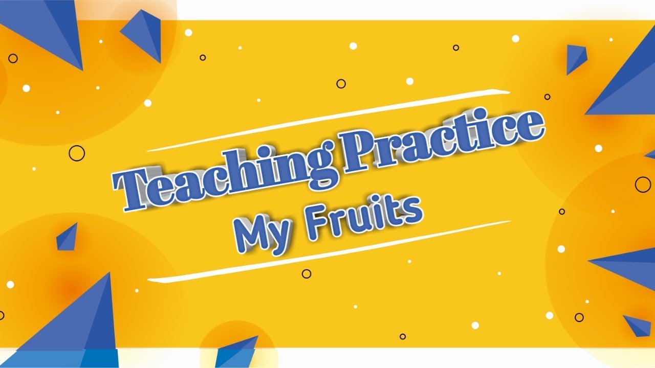 Lesson Plan about Fruits for Grade 1 - YouTube