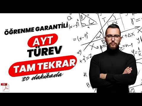TÜREV FULLETEN TAM TEKRAR! | 2026 YKS (TYT-AYT)